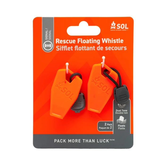 Rescue Floating Whistle 2-Pack – Overlander Sports