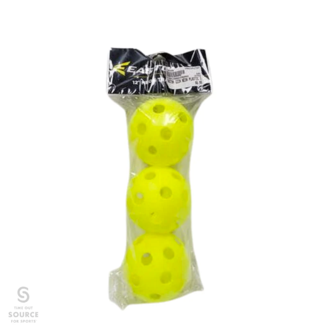 Yellow Plastic 12" Training Baseballs - 3 Pack – Overlander Sports